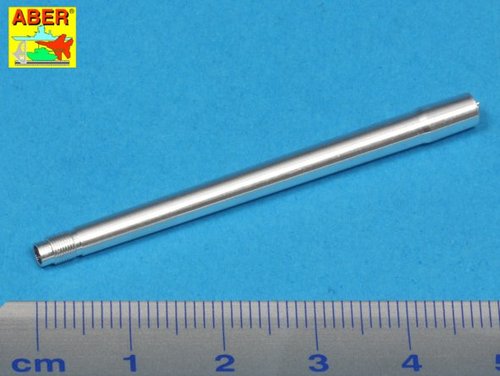 Aber 35L-121 German early 75 mm Pak39 L/48 barrel for Hetzer without muzzle brake Tamiya