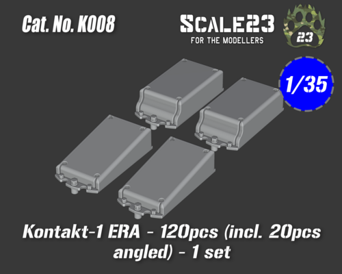Scale23 35-K008 Kontakt-1 ERA - 120 pcs (incl. 20 pcs angled) - 1 set