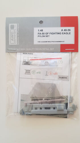 AWC-MODEL A48-56 FA-50 GF Fighting Eagle Pylon Set (For Academy/Wolfpack/Answer)