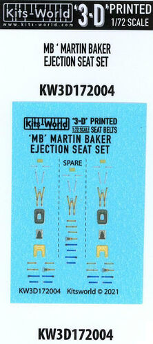 Kits World 3D172004 Martin-Baker Ejection Seat Set