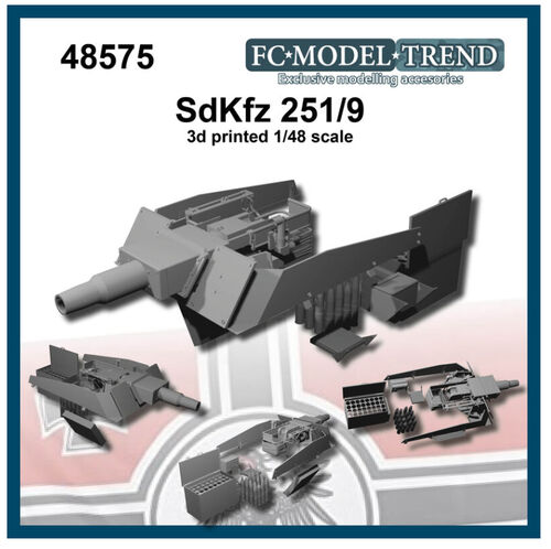 FC ModelTrend 48575 SdKfz 251/9 - Conversion Set (3D-printed)