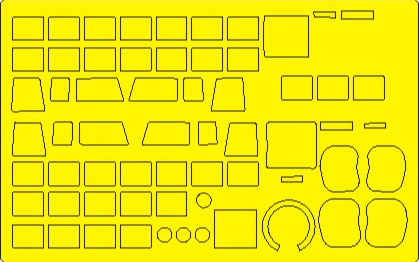 New Ware AM1204 C-47A, C-48C, DC-3 EXPERT Kabuki Masks for HobbyBoss kits