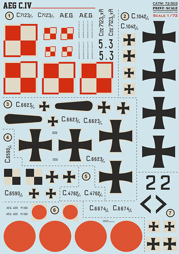 Print Scale 72-503 AEG C.IV