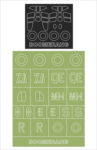 Montex MM48292 CAC-12 Boomerang Special Hobby 48074