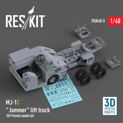 RES/KIT K48-0005 MJ-1C 'Jammer' Lift Truck (3D Printed Model Kit)