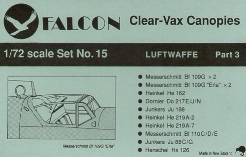 Falcon Model V1572 Luftwaffe WWII Part 3