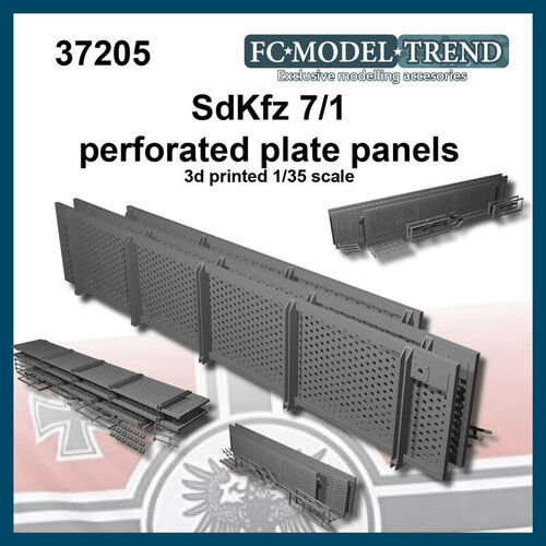 FC ModelTrend 37205 SdKfz 7/1 Perforated Side Panels (For Trumpeter Kit)