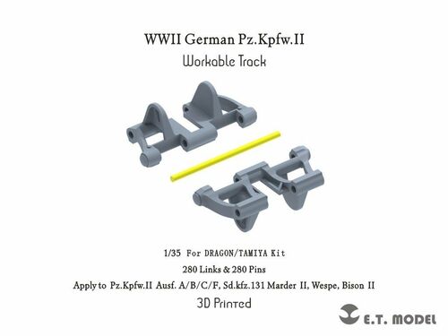ET Model P35-052 German Pz.Kpfw.II - Workable Track (for Dragon and Tamiya Kit)