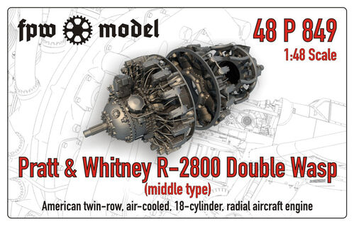 FPW Model 48P849 Pratt And Whitney R-2800 Double Wasp (Middle Type)