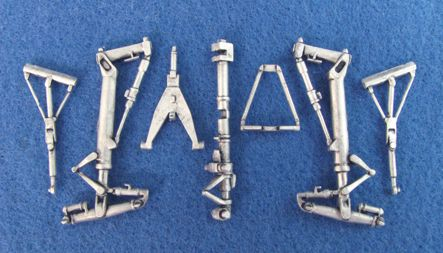 Scale Aircraft Conversions 48069 Dassault Mirage IV - Landing Gear (designed to be used with Heller kits)