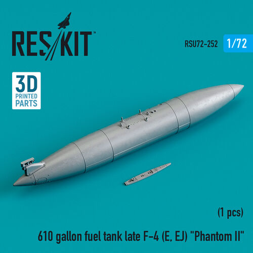 RES/KIT U72-0252 610 Gallon Fuel Tank Late F-4 (E, EJ) "Phantom II"