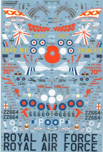 Xtradecal 72216 RAF 2014 Update Decals
