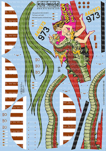 Kits World 148149 Consolidated B-24 J Liberator ('Dragon and his Tail')