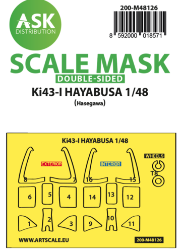 Art Scale Kit M48126 Ki-43-I Hayabusa double-sided express