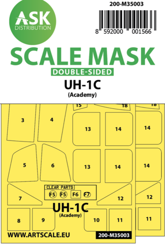 Art Scale Kit M35003 UH-1C double-sided