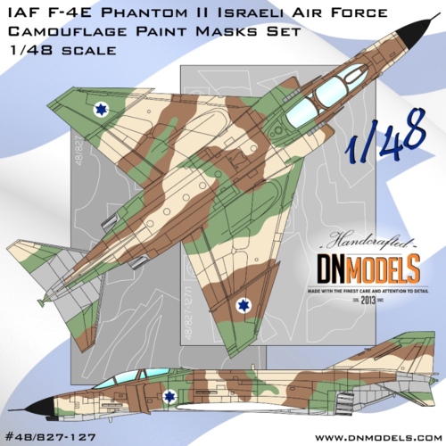 DN Models 48-827-127 F-4E Phantom II IAF Israeli Air Force Camouflage