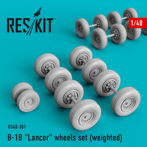 RES/KIT 48-0381 B-1B "Lancer" wheels set (weighted)