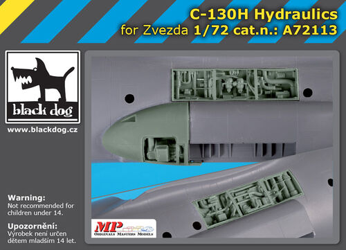 Black Dog A72113 C-130H Hercules Hydraulics for Zvezda