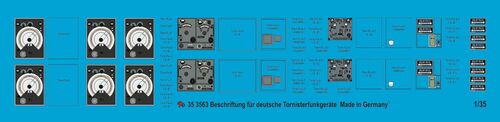 Peddinghaus-Decals 3563 Markings For German Infantry Radio Sets