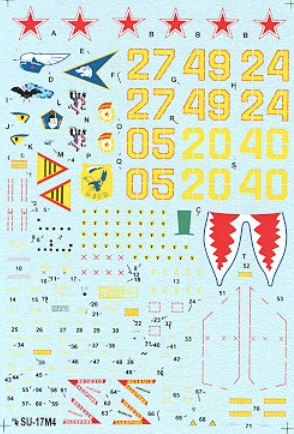 Hi-Decal Line 72031 Su-17M4 Fitter K