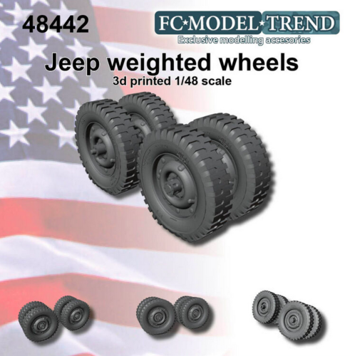 FC ModelTrend 48442 Jeep weighted wheels