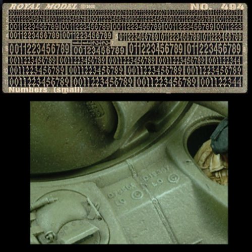 Royal Model di R. Reale 494 Numbers small