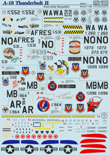 Print Scale 48-072 A-10 Thunderbolt II Part 1