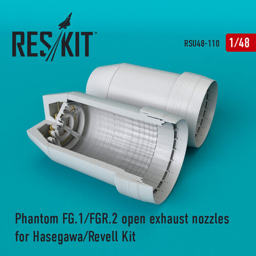 RES/KIT U48-0110 Phantom (FG.1/FGR.2) open exhaust nozzles for Hasegawa/Revell Kit