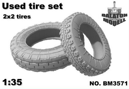 Balaton Modell BM3571 Used tires set (x4pcs.)