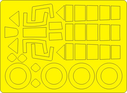 New Ware AM0557 Fairey Firefly Mk.I BASIC kabuki masks for Trumpeter