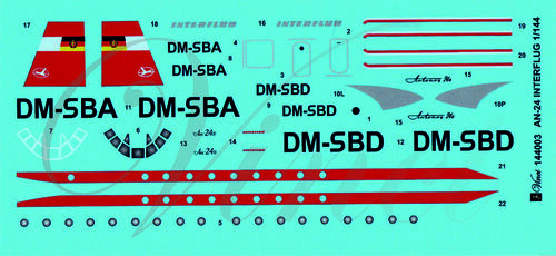 Vinci 144003 An-24 "Interflug"