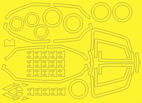 New Ware AM0762 F-35A Lightning II fighter EXPERT kabuki masks for Meng