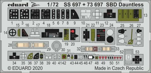 Eduard SS697 SBD Dauntless Hasegawa