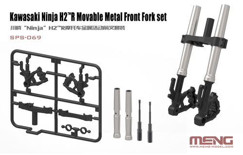 Meng Model SPS69 Kawasaki Ninja H2R Movable Metal Front Fork set