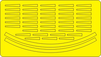 New Ware AM0299 F-111 EXHAUST NOZZLES kabuki masks for Hasegawa