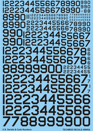 Techmod 48806 U.S. Serial & Code Numbers