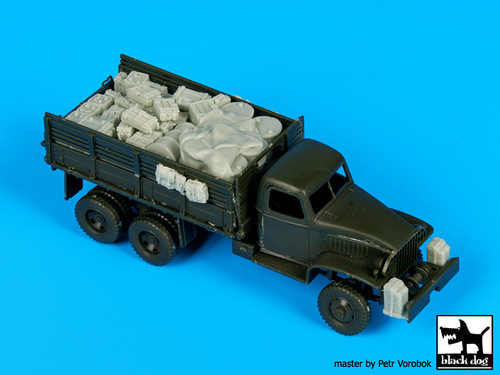 Black Dog T72084 GMC 353 accessories set for Academy