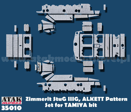 Atak Model 35010 Zimmerit Sd.Kfz.142/1 Sturmgeschutz III Auaf.G