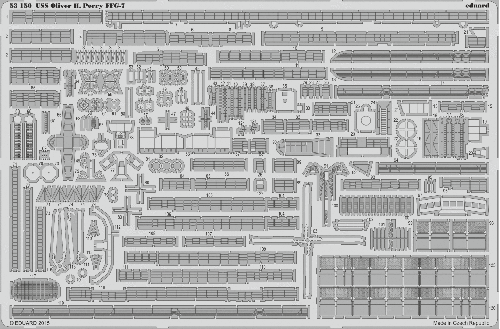 Eduard 53150 USS Oliver H. Perry FFG-7 Academy 14102
