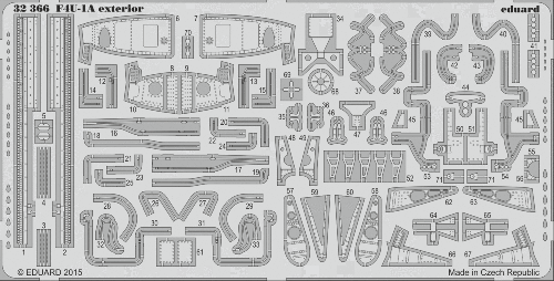 Eduard 32366 F4U-1A exterior (Tamiya)