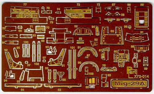Part S72-014 MiG-29A (cockpit) Italeri