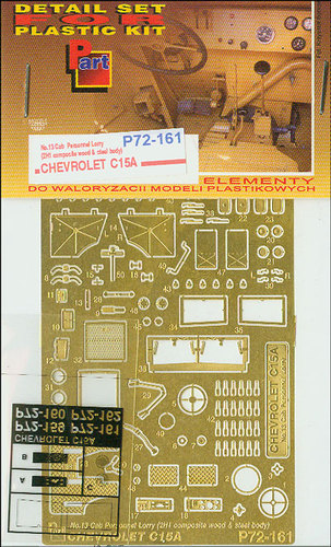 Part P72-161 Chevrolet C.15A No.13 Cab Personnel Lorry ( 2H1 steel body) IBG 72013