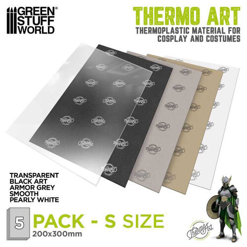 Green Stuff World 14114 ThermoArt Thermoplastic Sample Pack - S Size (5pcs)