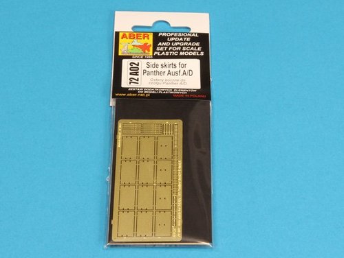 Aber 72A02 Side skirts for Panther Ausf. A/D