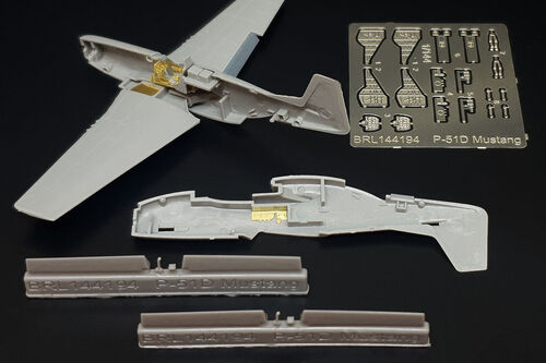 Brengun L144194 North American P-51 D Mustang - Upgrade Set (for Bego, Eduard and Platz kits)