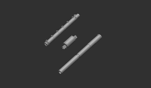 Firma49 T051-35 Merkava Mk.2D - Barrel