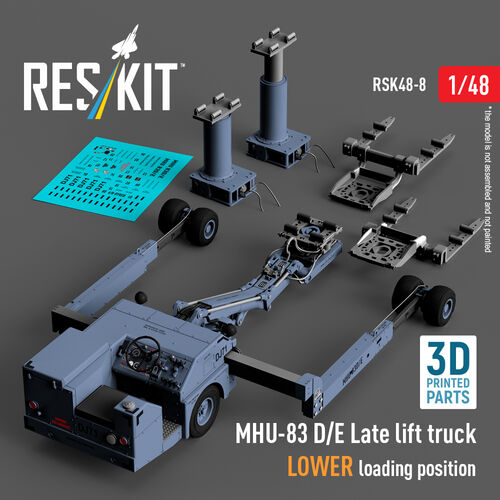 RES/KIT K48-0008 MHU-83 D/E Late Lift Truck LOWER Loading Position (3D Printed Model Kit)