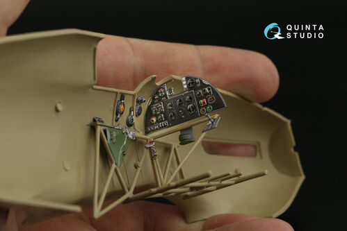 Quinta Studio QD32140 Hawker Hurricane Family - 3D-Printed & Coloured Interior (for Fly kits)