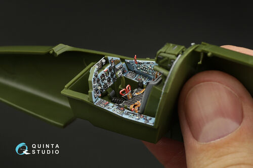 Quinta Studio QD48249 Sukhoi Su-25 Frogfoot - 3D-Printed & Coloured Interior (for Zvezda kits)