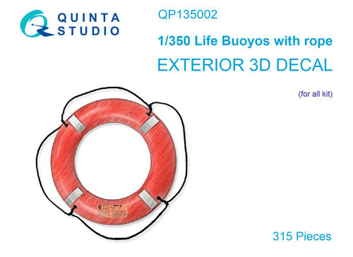 Quinta Studio QP135002 Life Buoys with rope (315 pcs)